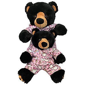 BYO-BFF Stuffed Animals Plush Toy Outfit – Unique Unicorns PJs 16”, Pink