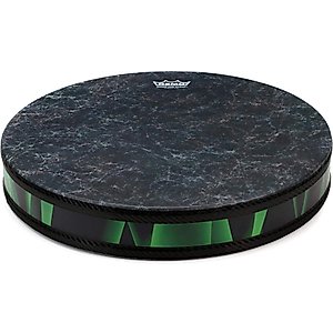 Remo World Percussion Ocean Drum Nightwaves Green and Clean ET-0216-41