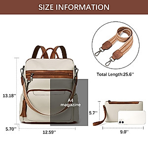 BOSTANTEN Crossbody Bags for Women Small Purses Womens Backpack Purse Leather Travel Backpack
