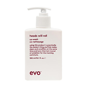EVO Heads Will Roll Cleansing Conditioner for Curly Hair - Moisturizing Curl Defining & Frizz Eliminating - 300ml / 10.1fl.oz
