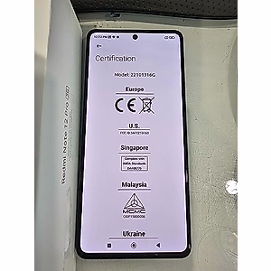 Xiaomi Redmi Note 12 Pro 5G + 4G (256GB + 8GB) Factory Unlocked 6.67" 50MP Triple Camera (Only Tmobile/Tello/Mint USA Market) + Extra (w/Fast Car Charger Bundle) (Midnight Gray)