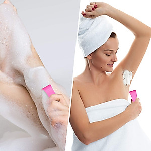 50 Pieces Hair Wax Cleansing Spatulas Makeup Sticks Rose Red Mask Scraper Plastic Waxing Applicator Hair Waxing Removal for Depilatory Creams Woman and Girls