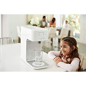 Coway Aquamega 200C Countertop Water Purifier with a cold-water setting, a new advanced filter, and Coway Io-Care app connectivity