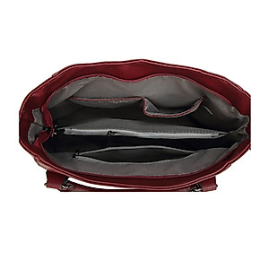 Women's Handbag Tote Bag Large Capacity Women's Shoulder Bag Crossbody Bag (Brown)