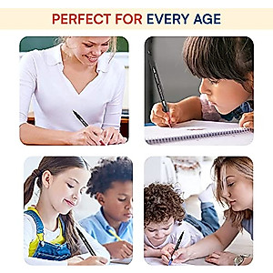 SYNTY 46 Brush Pens, Water-Based, Odourless & Leak Proof Dual Tip – Professional brush markers for Calligraphy, Lettering, Sketching & Drawing