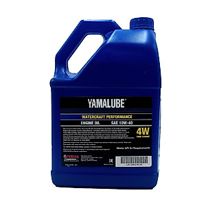 Yamaha Original OEM Yamalube LUB-10W40-WV-04 Watercraft Hi Performance 4 Stroke 4W Engine Oil Yamalube OEM - 1 Gallon