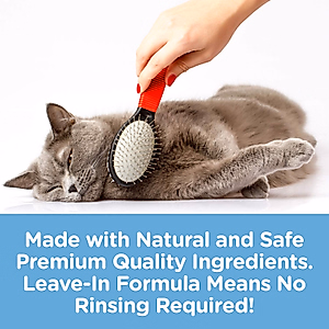Pet MasterMind Fab Fur Kitty Cat Detangler Spray for Matted Hair | Premium, Natural, Unscented 8oz
