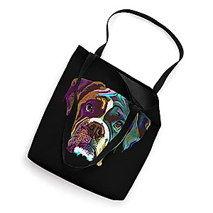 Colourful Boxer Dog Tote Bag