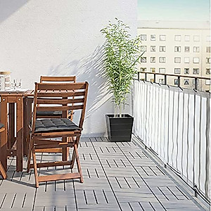 ALBN-Shading net Patio Shade Netting HDPE UV Protection with Eyelet Fits Outdoor Balcony Garden Plant Cover (Color : White, Size : 1x1.5m)