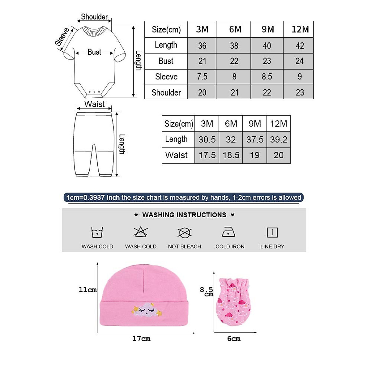 Kiddiezoom Unisex Baby Layette Essentials Giftset Clothing Set 19-Piece