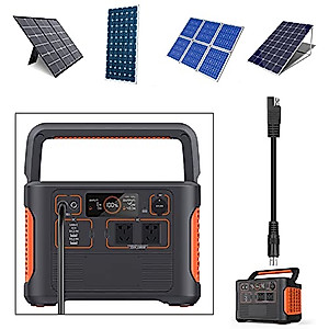 24V DC8mm to SAE Extension Cable DC 8.0mm x 2.0mm Male Plug to SAE Solar Adapter Connector Cable 14AWG for Car,Motorcycle,Solar Panel,Portable Generator,Solar Power Station Etc.