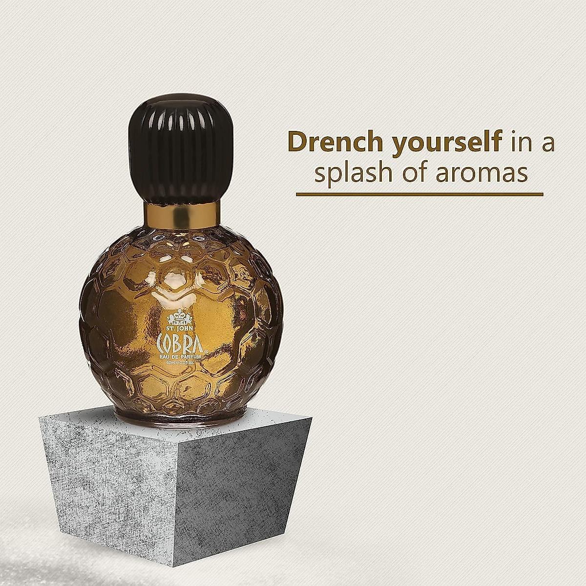 HERBAL MART COBRA Body Perfume For Men | Unisex Perfume with Aromale Essense Long Lasting Fragrance | EAU DE PERFUM 60 Ml (pack Of 3)