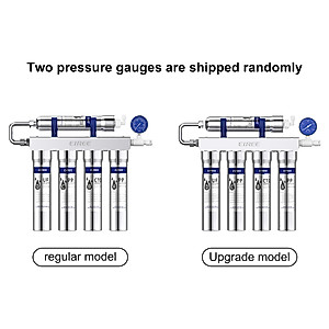 EIREE 0.01μm Ultra Filtration Mineral Water Purifier Under Sink Water Filter NSF/ANSI 42 Certified Remove 99.99% of Contąminants、Pb Hg Cd、Cadmium、Chlorine、Odor、Bad,Water Filter System（5-Stage）