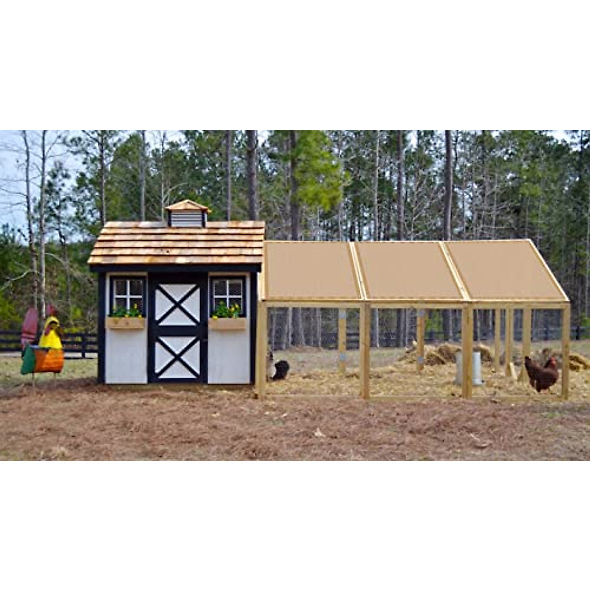 Voticky Sun Shade Cloth Shade Fabric Privacy Screen with Grommets for Patio Garden Pergola Carport Canopy Cover 8' x 8' Wheat