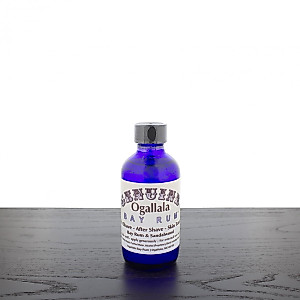 8 oz Genuine Ogallala Bay Rum & Sandalwood Aftershave Old-time looking bottle and label.