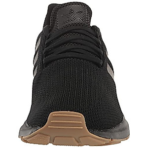 adidas Men's Swift Run legacy Shoe, Black/Black/Gum(2018), 8.5