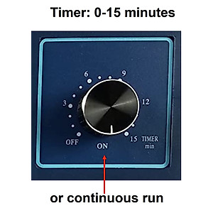 Orbital Shaker, Oscillator with Anti-Slip Pad, Adjustable Speed at 0-210rpm, 110V