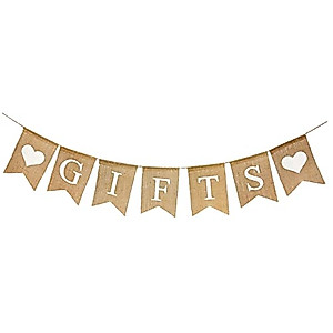 Shimmer Anna Shine Oh Baby Burlap Banner and Gifts Burlap Banner for Baby Shower Decorations and Gender Reveal Party