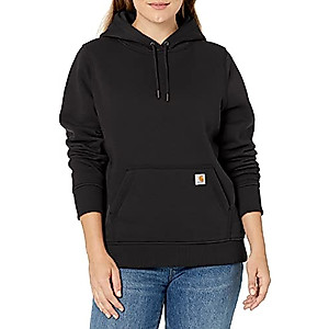 Carhartt Women's Clarksburg Pullover Sweatshirt (Regular and Plus Sizes), black, X-Large
