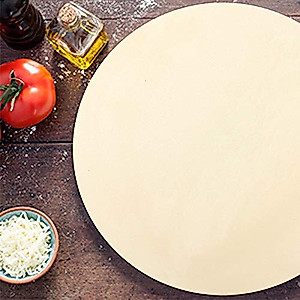 Dracarys 15" Round Pizza Stone Baking Stones for Grill and Oven,Big green Egg Accessories,Heavy Duty Ceramic Pizza Grilling Pan,Thermal Shock Resistance Perfect for Baking Crisp Crust Pizza