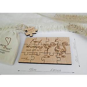 Heart's Sign Pregnancy Announcement Puzzle | Baby Announcement Puzzle | Gender Reveal Puzzle | Pregnancy Announcement for Grandparents | Pregnancy Announcement for Dad