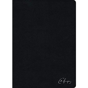 RVR 1960 Biblia de estudio Spurgeon, negro piel genuina con índice (Spanish Edition)