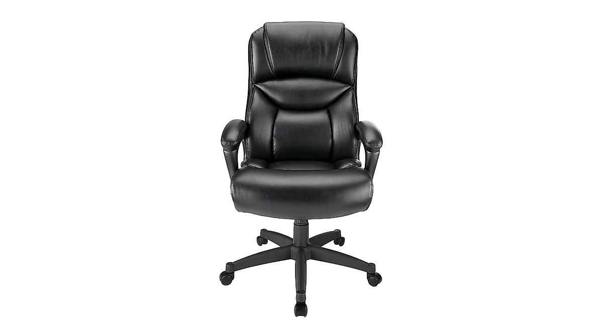Realspace Fennington High-Back Bonded Leather Chair