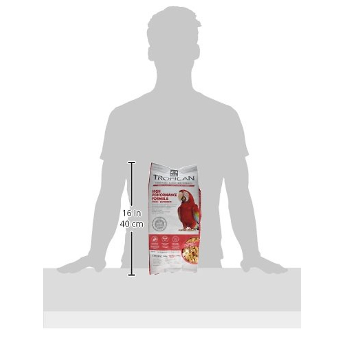 Hari Hagen Tropican High Performance Parrot Food, 3.3 ib Parrot Sticks with Peanuts & Sunflower Seeds and Higher Nutrition Levels