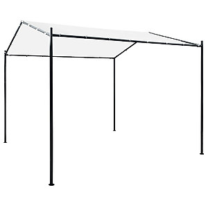 Matalde Outdoor Patio Gazebo with Sturdy Steel Frame Gazebo, Outdoor Waterproof Gazebo, Backyard Portable BBQ Gazebo for Patio Backyard Garden Lawn, White 9.8' x 9.8' x 8.5'