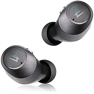 LYPERTEK SoundFree S20 - True Wireless in-Ear Headphone with QuickConnect, Wireless Charging, Ambient Sound, IPX5, 8+40h Playtime, Black