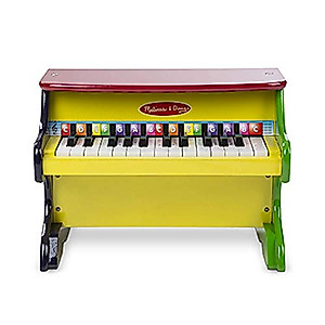 Melissa & Doug Learn-To-Play Piano With 25 Keys and Color-Coded Songbook - Toy Piano For Baby, Kids Piano Toy, Toddler Piano Toys For Ages 3+