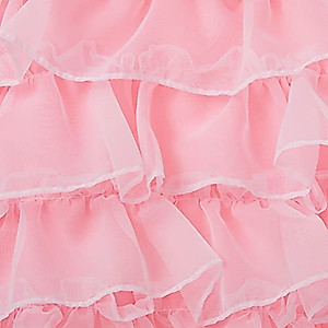 Baby Doll Bedding Layered Window Valance, Pink