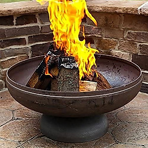 30" Patriot Fire Pit (Made in USA) - Natural Steel Finish