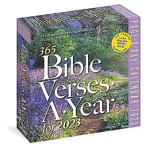 365 Bible Verses-A-Year Page-A-Day 2023: Timeless Words From the Bible to Guide, Comfort, and Inspire