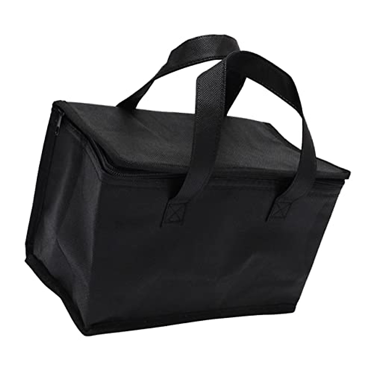 UPKOCH Camping Insulated Bag 4pcs Insulation Cold Food Insulated Portable Insulation Thermal Insulation Non-woven Fabric Drinks Black Aluminum Delivery Storage