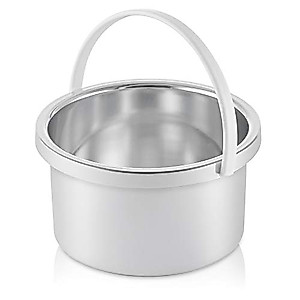 Salon Sundry Portable Electric Hot Wax Warmer Machine for Hair Removal - Black with Clear Lid