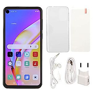 soobu Smart Phone, 6.5inch Face Unlock 100‑240V 2.0GHz Mobile Phone for Outdoor for Adults (US Plug)