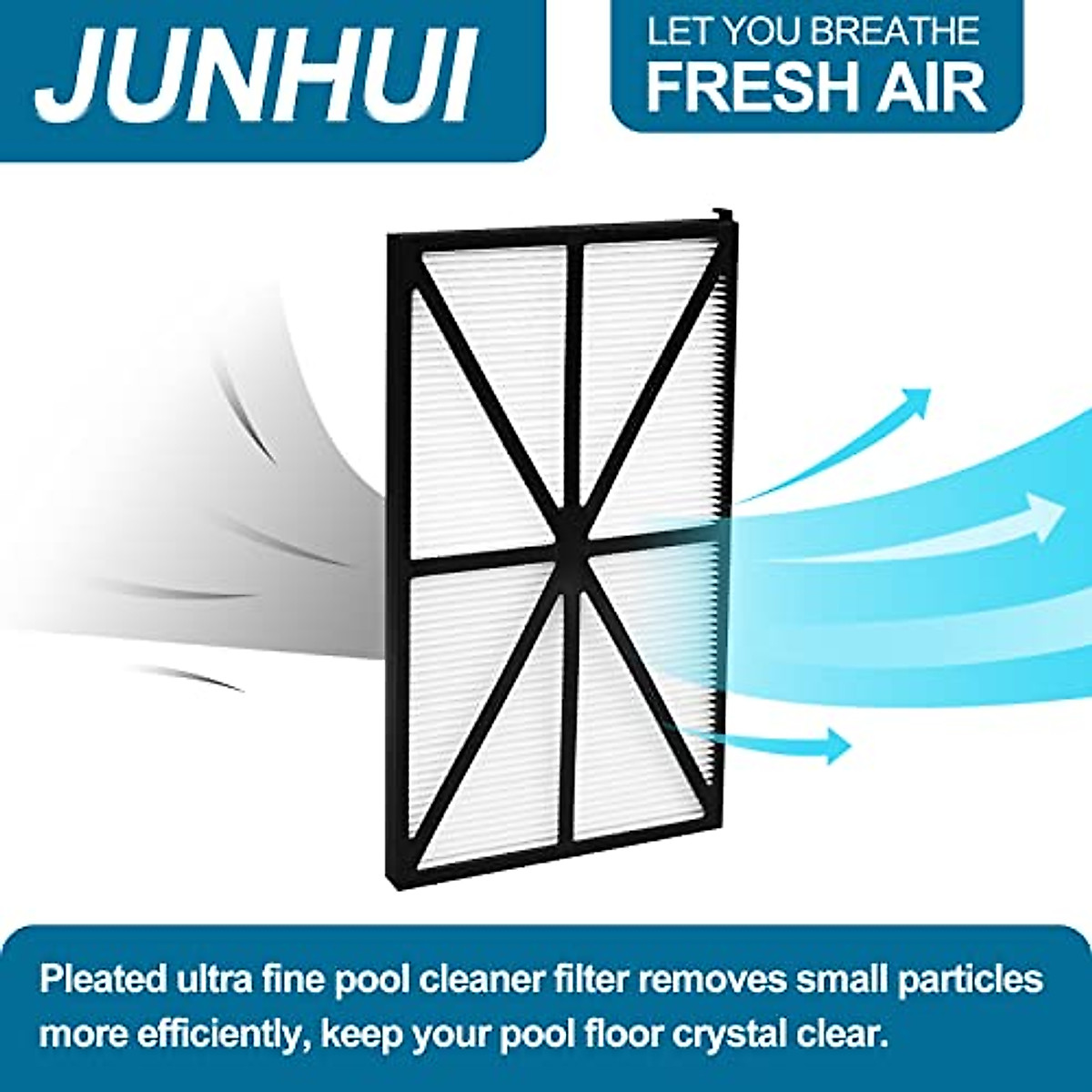 RCX70101PAK2 RCX70101 Pool Replacement Filter Panels fit Hayward Rob AquaVac SharkVac Pool Cleaners Tiger Shark rc9990gr rc36000qc rc9950 rc9952 rc9742 rc4702 w3rc9740cub Sharkvac rc9740(2 Pack)