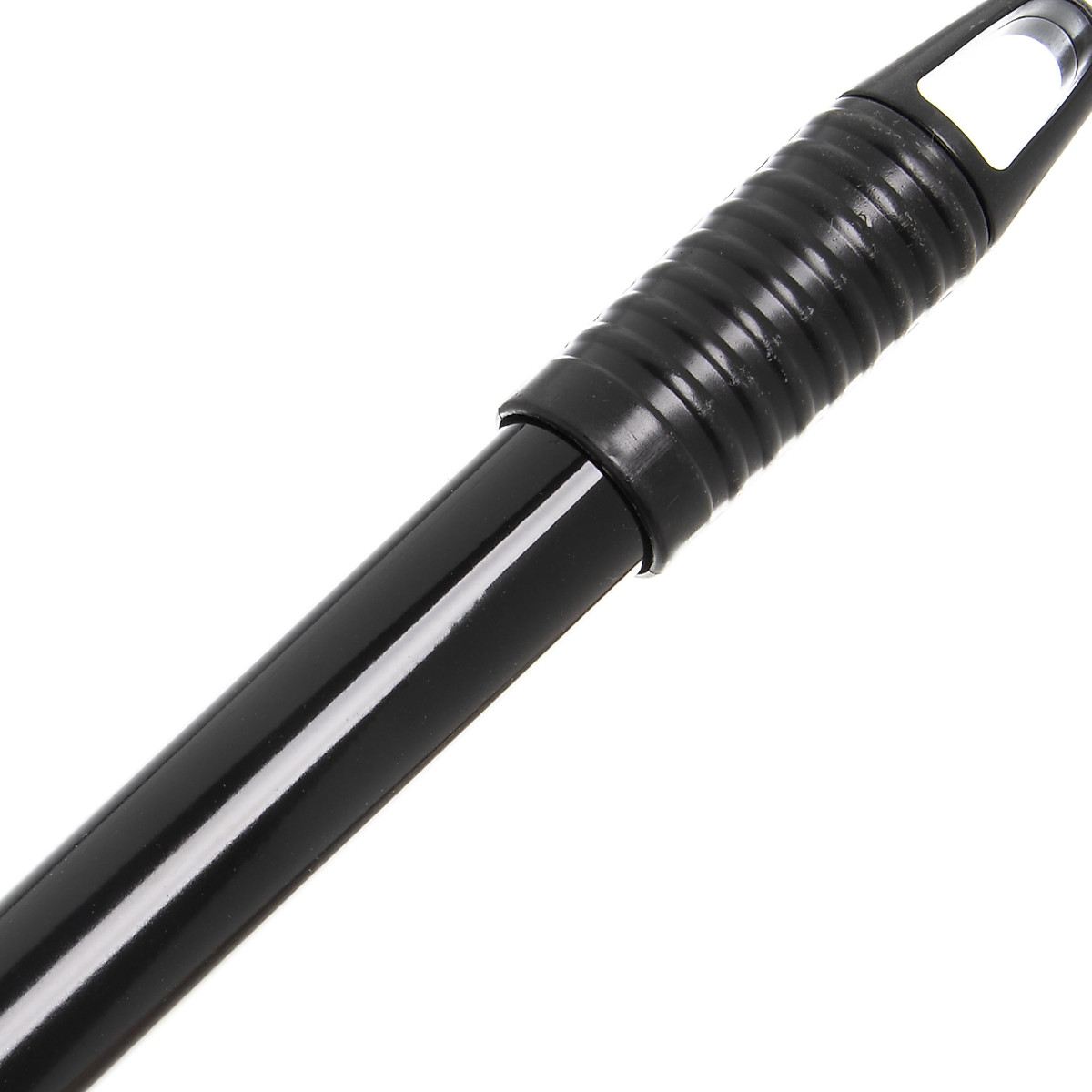 Carlisle FoodService Products Duo-Pan Upright Dust Pan with Serrated Yoke for Home, Restaurants, Kitchen, Lobby, And Office, Plastic, 30 Inches, Black