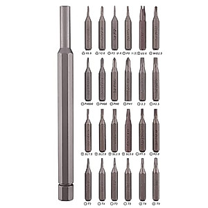 24 in 1 Precision Screwdriver Set, Multifunction Magnetic Driver Bit Set, Pocket Screwdriver Tool Set, Mini Screwdriver Kit, Repair Tool Kit for Electronics, Tablet, Cellphone