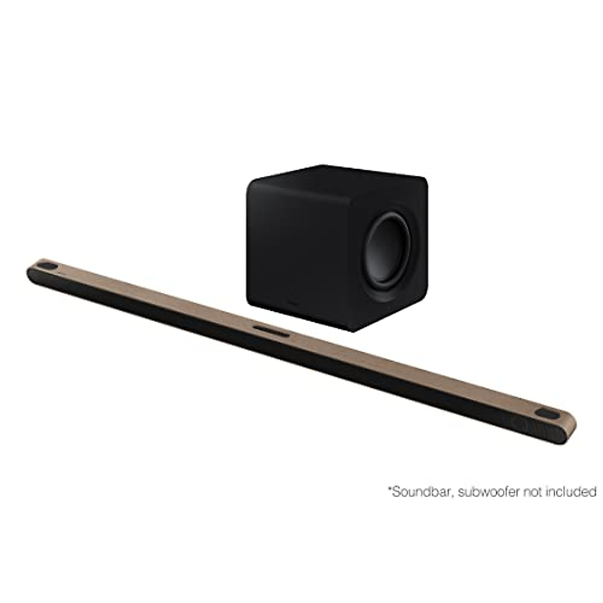 SAMSUNG Ultra Slim Soundbar Bezel, Accessory for S800B and S801B Sound Bars, Customizable to Match The Frame TV Bezels, 2022, VG-SCFBS8BW/ZA, Brown