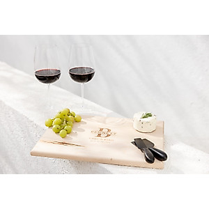 Custom Cutting Boards Wood Engraved - Personalized Cutting Board Wedding Gift - Buy One. Plant One. - Personalized Wedding Gifts for Newlyweds - USA handmade cutting boards