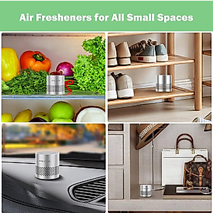 Exluvon Fridge Deodorizer Odor Eliminator Lasts for 10 Years Refrigerator Deodorizer,Silver Gray