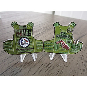 Police US Marshal New York Police Departmen Counter Terrorism Division Liason Tactical Vest Challenge Coin