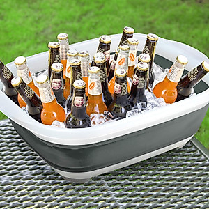 PrepWorks Large Collapsible Tub, Gray