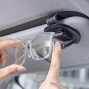 achard Car Sunglasses Holder for Volvo XC40 XC60 XC90 V90 V60 S90 S60 2016-2020 2021 2022,Car Sun Glasses Holder Ticket/Card Clip,Eyeglasses Hanger for Car Visor Accessories,Car Sunnies Holder