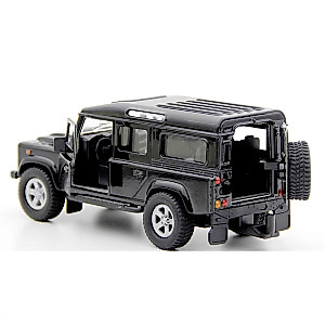 Toy Camper SUV Trailer Towing RV Motorhome Toys for Boys Diecast Truck Model Car Metal Pull Back Toy Cars Vehicle, Doors Open Light Sound, Outdoor Land Adventure Play Set, Kids Gifts