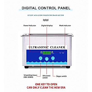Digital Ultrasonic Jewelry Cleaner with Digital Timer 700mL 42KHz Ultrasonic Cleaner for Eyeglasses Basket for Parts Denture for Gun Blade,Diamond Ring Cleaner -Jewelry Cleaner Ultrasonic Machine