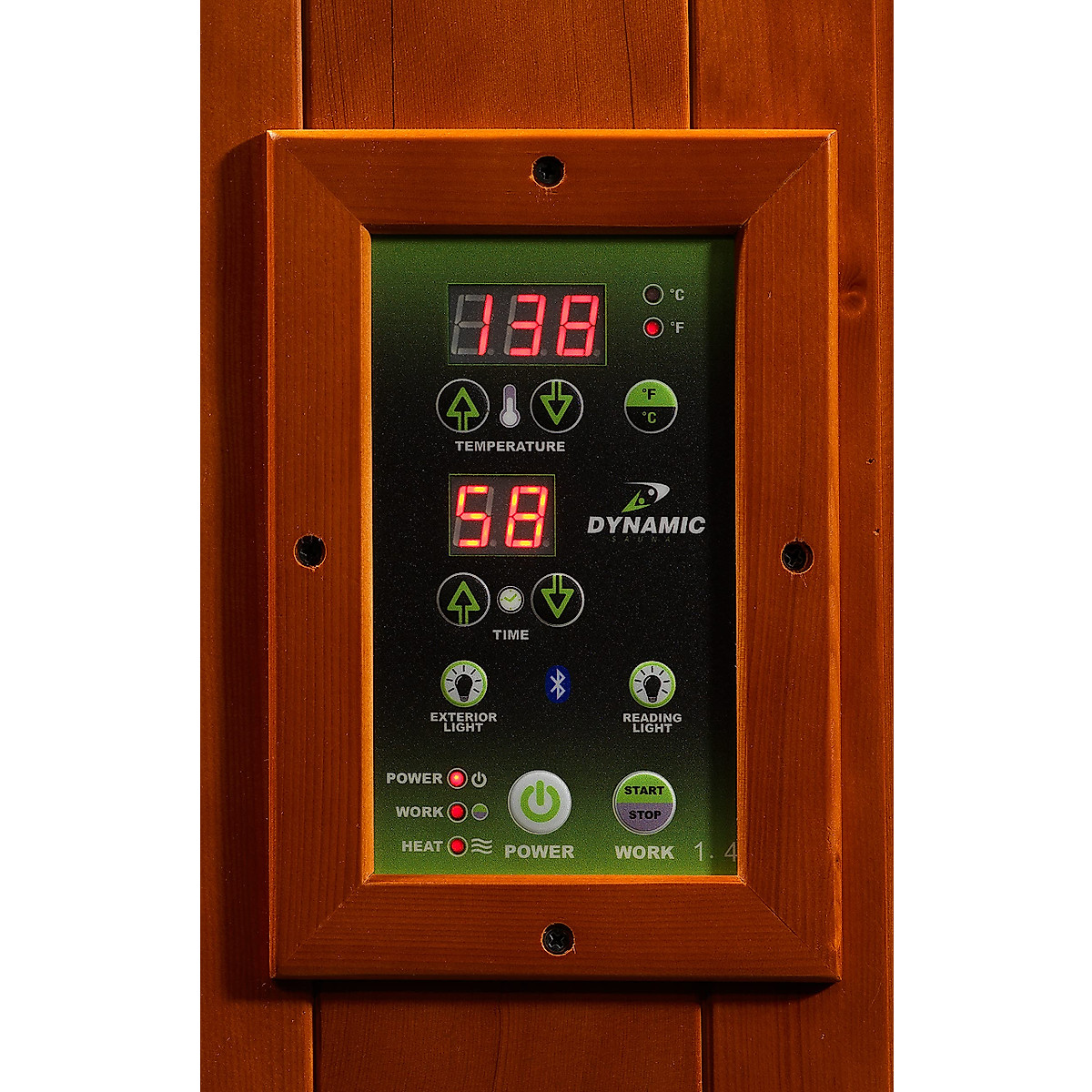 Dynamic Lugano 3-Person Low EMF (Under 8MG) FAR Infrared Sauna (Canadian Hemlock)