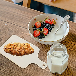 Tofficu 3Pcs Wood Cutting Board with Handle Wooden Chopping Boards Pizza Paddle Multi- function Serving Trays for Meat Cheese Bread Fruit Charcuterie Board Butcher Block Serving Board